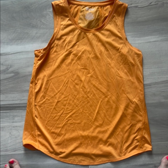 tek gear | Tops | Tek Gear Orange Sleeveless Tank Top For Active Wear ...